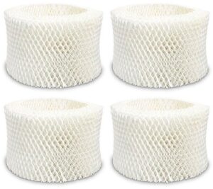 nispira humidifier wick replacement filter compatible with honeywell hac-504 hac-504aw. fits hcm-350 series, hev355, hcm-315t, hcm-300t, hev312, hcm-710, 4 packs