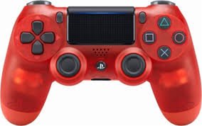 dualshock 4 wireless controller - red crystal - playstation 4