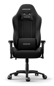 akracing core series ex gaming chair, adjustable, metal, black