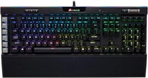 corsair k95 rgb platinum mechanical gaming keyboard cherry mx speed (renewed)