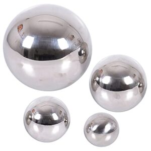 tickit - 9322 sensory reflective balls - set of 4 - mirrored spheres for babies and toddlers - stainless steel sensory balls for reflections and color - for stylish nurseries and bedrooms