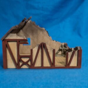 GameCraft Miniatures 28mm Small Half Timber House - 28MMDF550