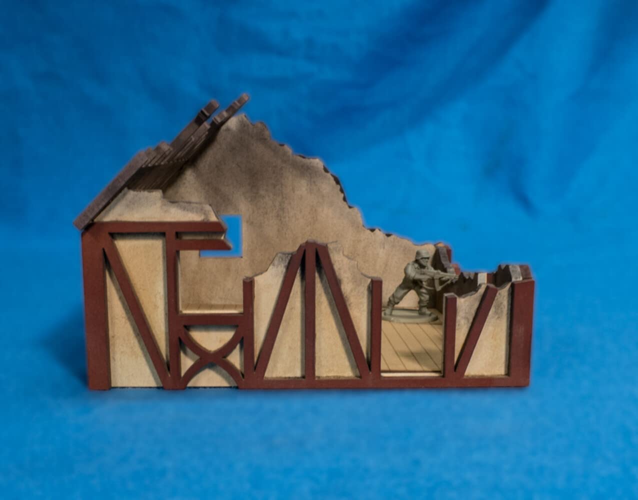 GameCraft Miniatures 28mm Small Half Timber House - 28MMDF550