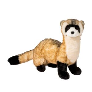 douglas vince black footed ferret plush stuffed animal