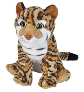 wild republic cuddle~kins ck ocelot plush, stuffed animal, plush toy, kids gifts, 12", multicolor