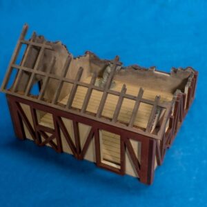 GameCraft Miniatures 28mm Small Half Timber House - 28MMDF550