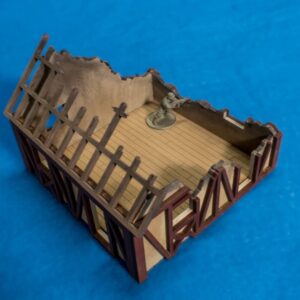 GameCraft Miniatures 28mm Small Half Timber House - 28MMDF550