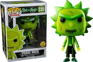 funko pop animation rick and morty glow in the dark toxic rick vinyl figure 335