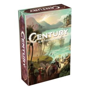 century eastern wonders board game - set sail for exotic wonders in the spice islands! strategy game for kids & adults, ages 8+, 2-4 players, 30-45 minute playtime, made by plan b games