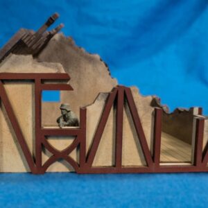 GameCraft Miniatures 28mm Small Half Timber House - 28MMDF550