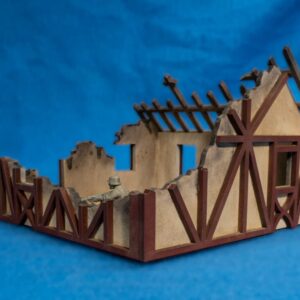 GameCraft Miniatures 28mm Small Half Timber House - 28MMDF550