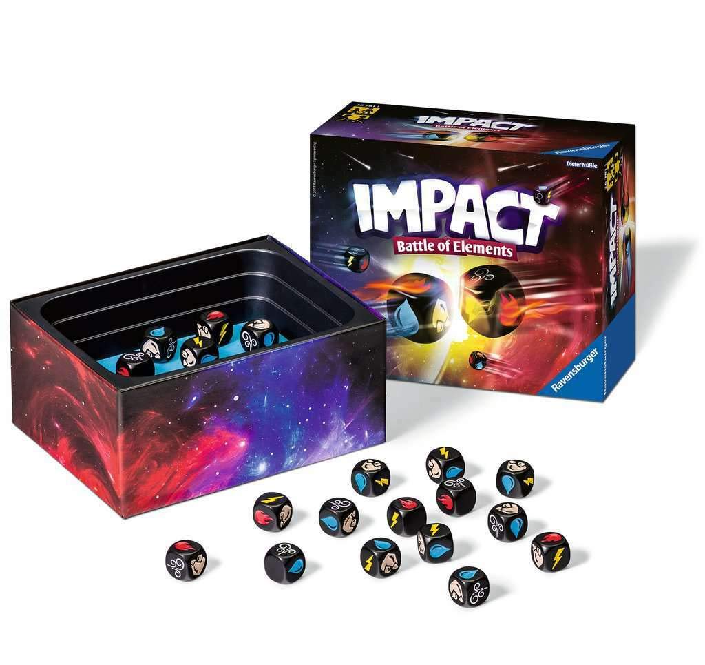 Ravensburger Impact: Battle of The Elements Game for Families and Kids Age 8 and Up - Fast, Fun, Easy to Learn and Play with Great Replay Value!