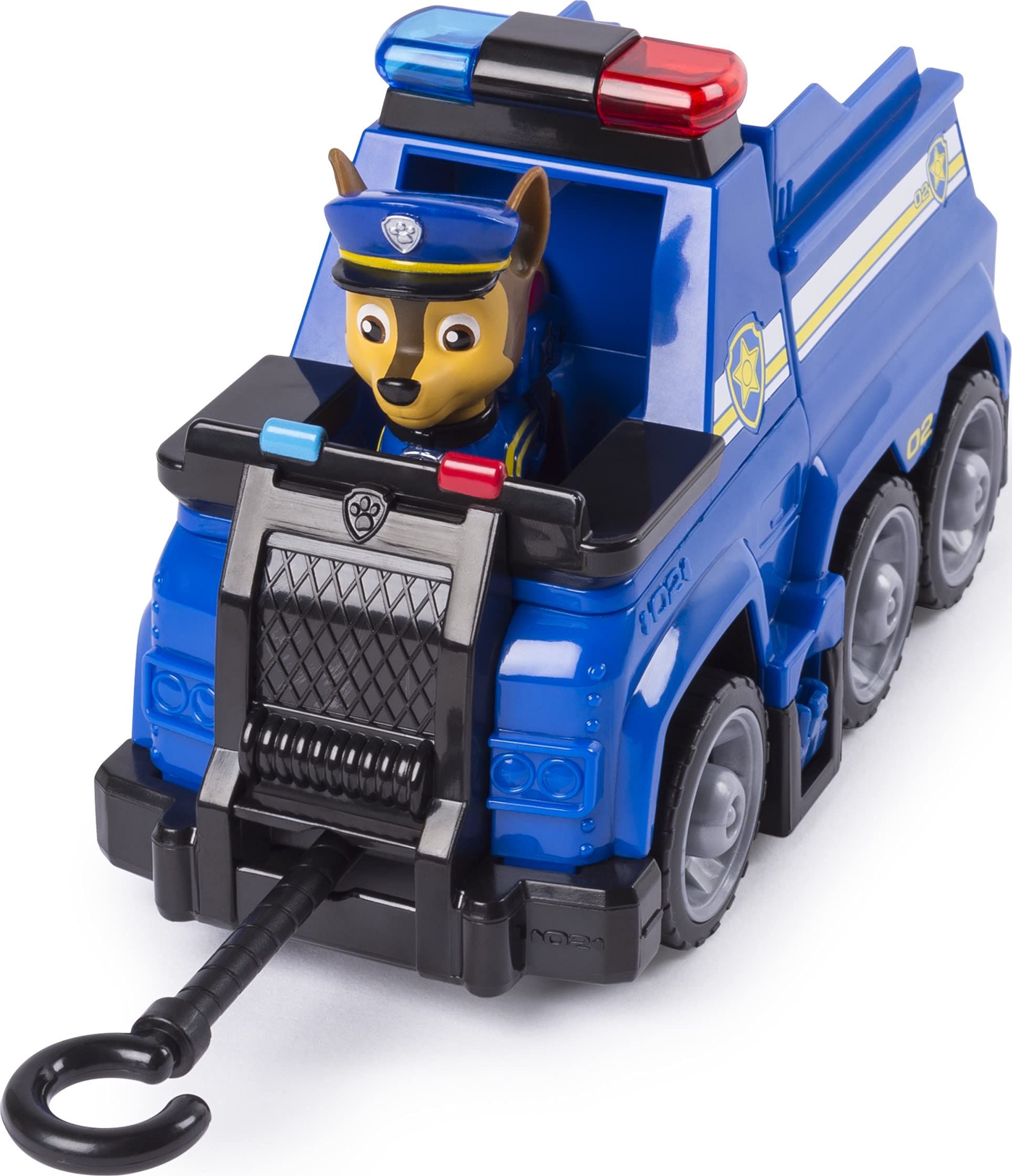 Paw Patrol 6045905 Chase’s Ultimate Rescue Police Cruiser with Lifting Seat and Fold Out Barricade