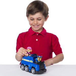 Paw Patrol 6045905 Chase’s Ultimate Rescue Police Cruiser with Lifting Seat and Fold Out Barricade