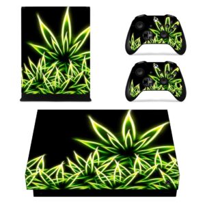 decal moments xb one x (xb1 x) console controllers skin set vinyl skin decals stickers cover weed