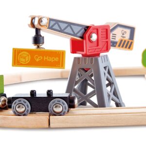 Hape Cargo Delivery Loop Train and Railway Toy Set