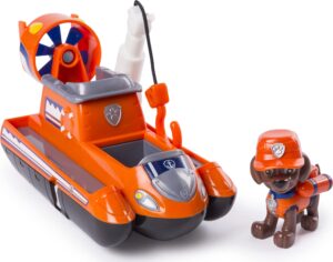 paw patrol ultimate rescue - zuma’s ultimate rescue hovercraft with moving propellers and rescue hook, for ages 3 and up