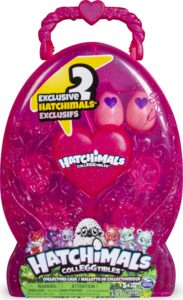 hatchimals colleggtibles, collector’s case with 2 exclusive colleggtibles, for ages 5 and up