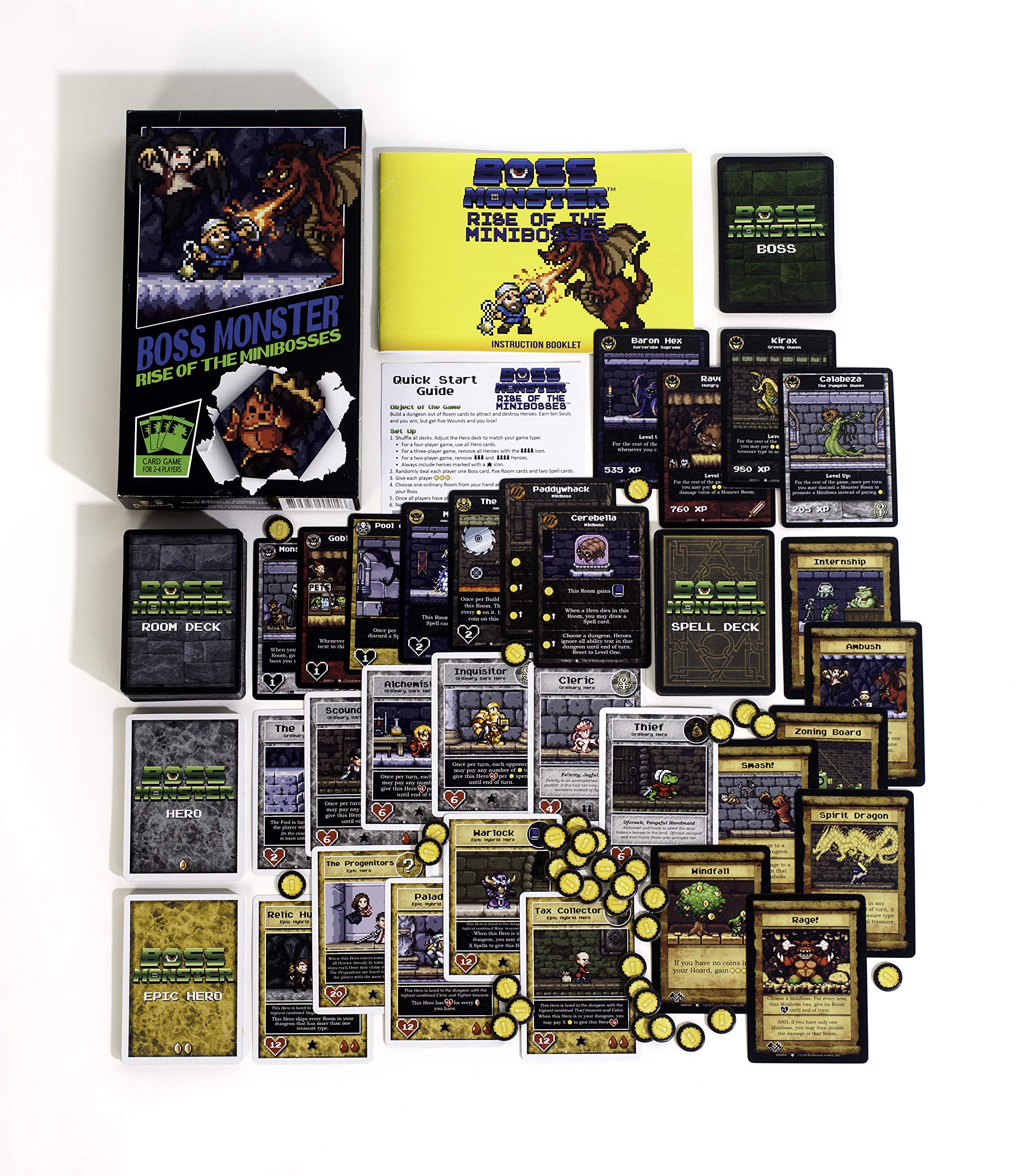 Brotherwise Games Boss Monster Rise of The Mini-Bosses Board Game Expansion