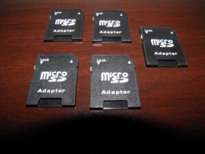 5 pack microsd wafer adapters for use with the sd wafer drive (coleco, atari)