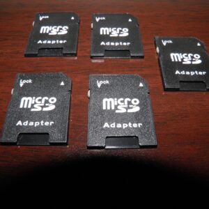 5 pack microSD Wafer adapters for use with the SD Wafer Drive (Coleco, ATARI)