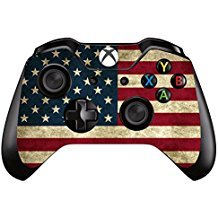 eseeking whole body vinyl sticker decal cover for xbox one controller - star-spangled banner