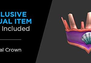 Roblox Celebrity Collection - Neverland Lagoon: Crown Collector + Royale High School: Enchantress Two Figure Bundle [Includes 2 Exclusive Virtual Items]