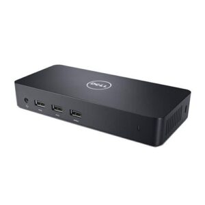 dell usb 3.0 ultra hd/4k triple display docking station (d3100) (renewed)