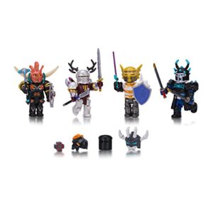 roblox action collection - days of knight four figure pack [includes exclusive virtual item]