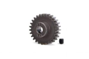 traxxas 5647 27-tooth steel pinion gear, silver