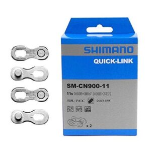 shimano 11 speed quick-link connector sm-cn900 silver 2 pairs in box