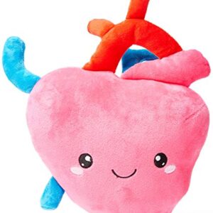 nerdbugs Heart Plush - I Aorta to Tell You How Much I Love You!- Adorable, Cute and Funny Cardiology Heart Plush/ Health Educational Gift/ Heart Surgery Gift/ Heart attack gift