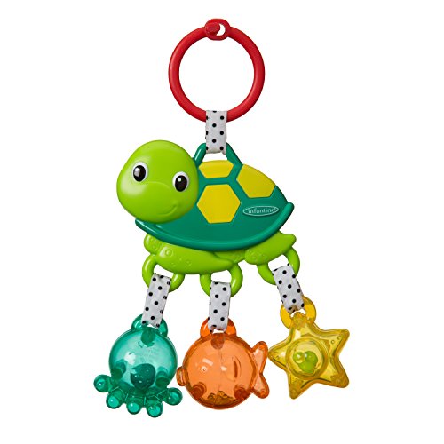 Infantino Jingle Sea Charms Turtle Rattle