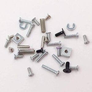 1set full set screw sets l r spring metal pillar replacement for 3ds xl 3ds ll