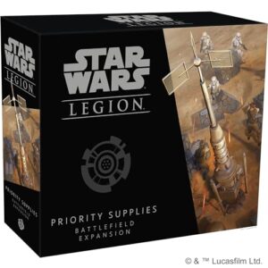 star wars legion priority supplies expansion | two player battle game | miniatures game | strategy game for adults and teens | ages 14+ | average playtime 3 hours | made by atomic mass games