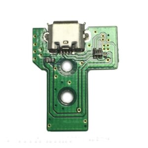 Gametown USB Charging Port Socket Board JDS-030 with 12 Pin Flex Ribbon Cable for PS4 3rd Gen Controller