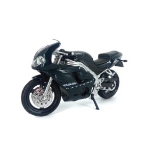 welly die cast motorcycle black triumph 2002 daytona 9551, 1:18 scale