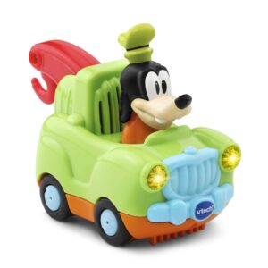 vtech go! go! smart wheels - disney goofy tow truck , green