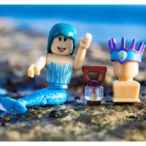 Roblox Celebrity Collection - Neverland Lagoon: Crown Collector + Royale High School: Enchantress Two Figure Bundle [Includes 2 Exclusive Virtual Items]