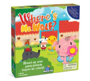 blue orange games where's mr wolf? cooperative kids game