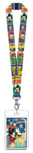 disney 85927 mickey & gang lanyard novelty and amusement toys, blue, 3"