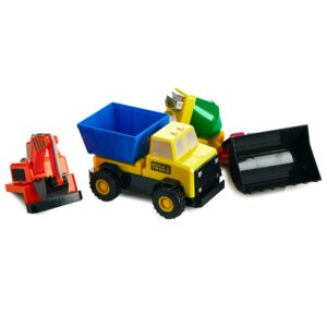 magnetic build-a-truck construction magnetic toy play set, 5 pieces