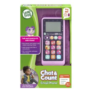 LeapFrog Chat and Count Emoji Phone, Purple