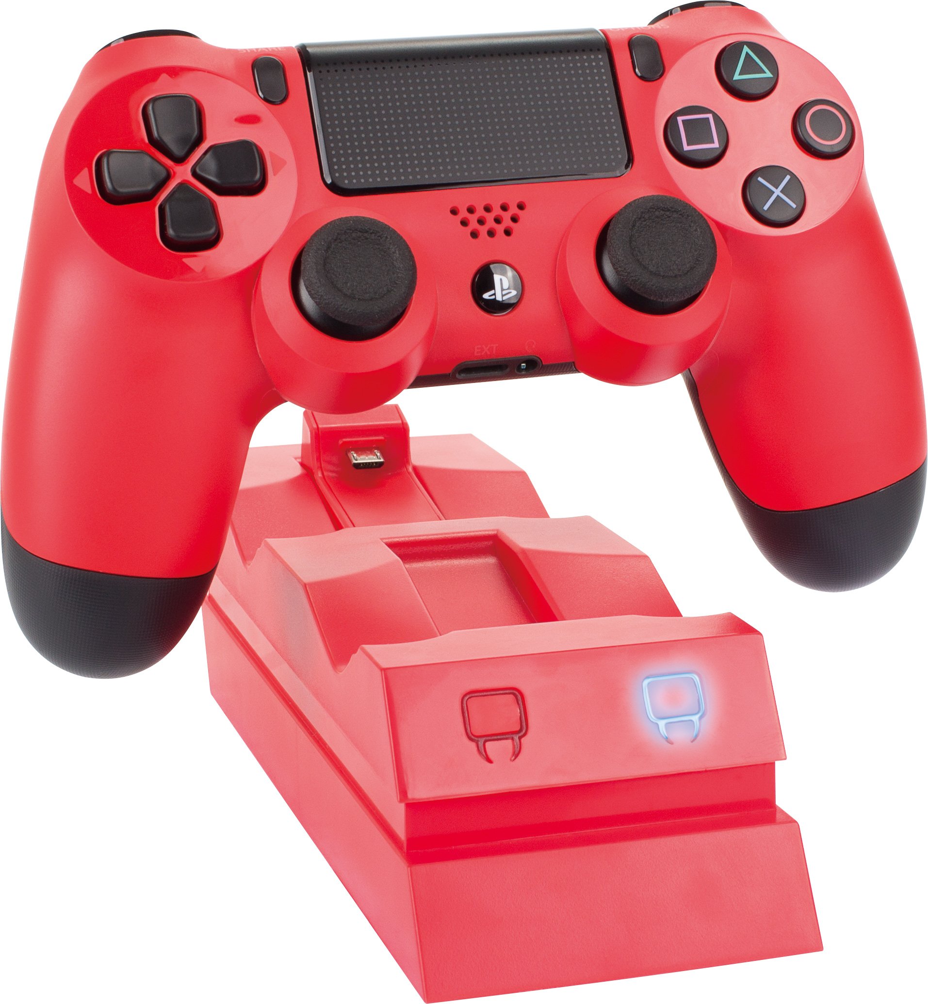 Venom PlayStation 4 Twin Charge Docking Station - Red (PS4)