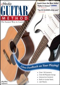 emedia guitar method v6 [pc download] - learn at home