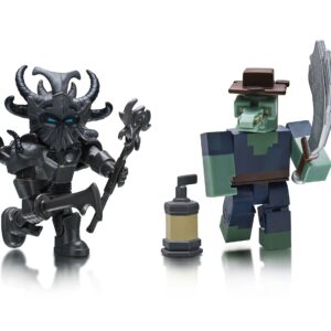 Roblox Action Collection - Monster Islands: Malgorok'Zyth + Fantastic Frontier: Croc Two Figure Bundle [Includes 2 Exclusive Virtual Items]