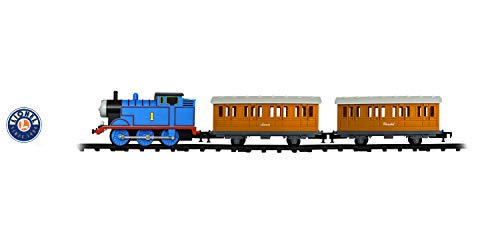 Lionel Battery-Operated Mattel Thomas & Friends Toy Train Set with Locomotive, Train Cars, Track & Remote with Authentic Train Sounds, & Moving Eyes for Kids 4+