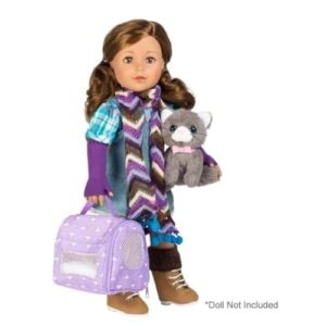 Adora Amazon Exclusive Amazing Pets - Soft and Cuddly Plush Pet for Amazing Girls Collection, Doll Accessory Set, Birthday Gift For Ages 6+ - Misty the Grey Kitty