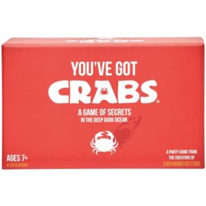 you've got crabs by exploding kittens - a card game filled with crustaceans and secrets - family-friendly party games for adults, teens & kids