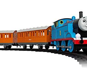 Lionel Battery-Operated Mattel Thomas & Friends Toy Train Set with Locomotive, Train Cars, Track & Remote with Authentic Train Sounds, & Moving Eyes for Kids 4+